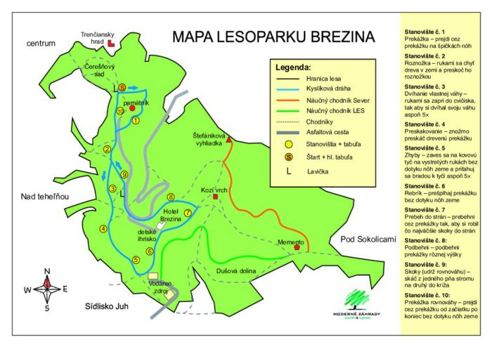 Mapa Brezina » Mesto Trenčín